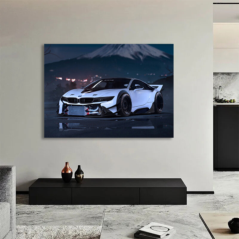 Картина ВсеКартины. тут "BMW", на подрамнике, хлопок, на деревянном подрамнике, крепление "крокодил"