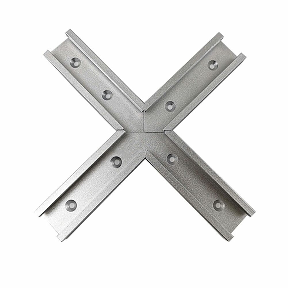 Крестовина для направляющей 30 типа 100 мм (белая, А-тип)