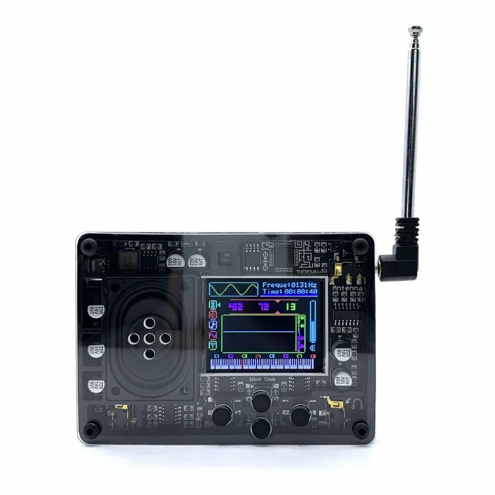 Мини-Терменвокс Музыкальный Электронный творческий инструмент с экранным дисплеем в подарок