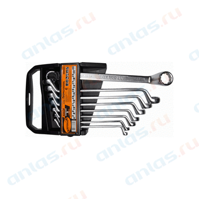 Набор ключей накидных 8 пр. 6-22 мм холдер АвтоДело Professional