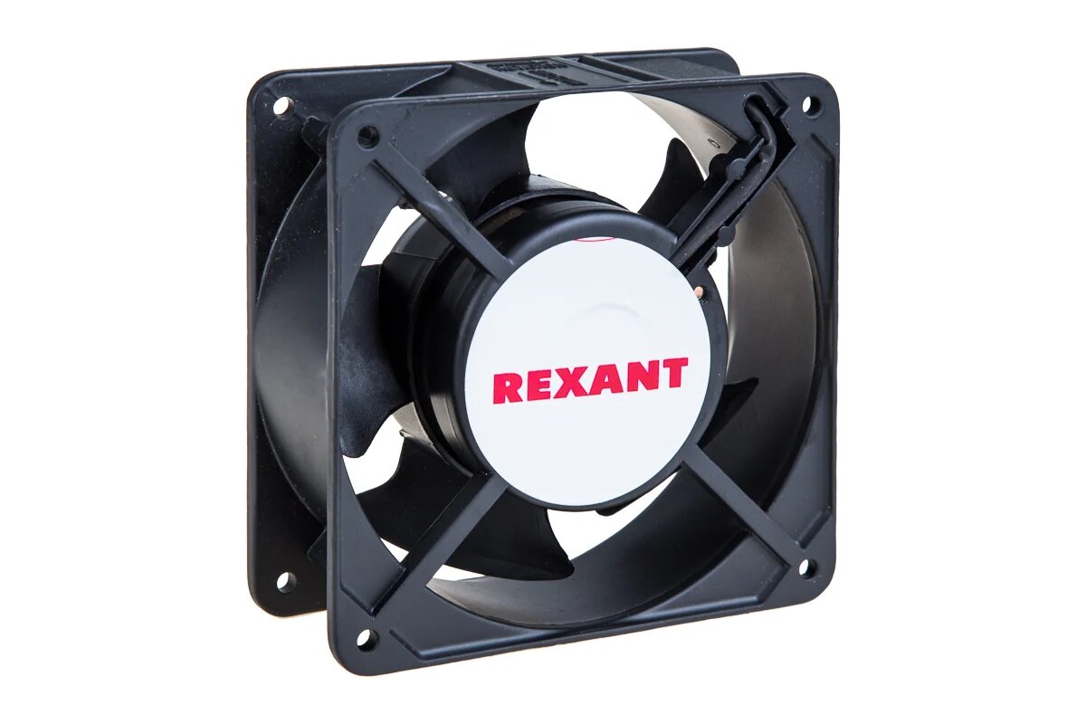 REXANT осевой вентилятор охлаждения 120×120×38 мм 220 В клеммы 72-6121 для электроники