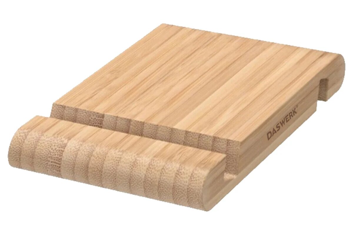 DASWERK настольная подставка из бамбука держатель для телефона, смартфона и планшета 263155