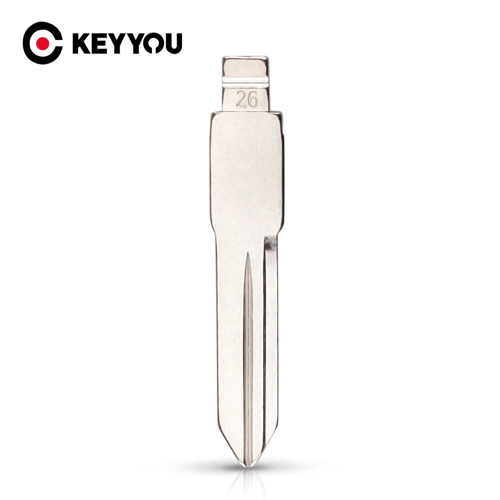 KEYYOU #26 металлический необработанный ключ для автомобиля, Складной флип-ключ KD для Chevrolet Trailblazer Sail Buick Century GL8, старый реглал, дистанционный ключ