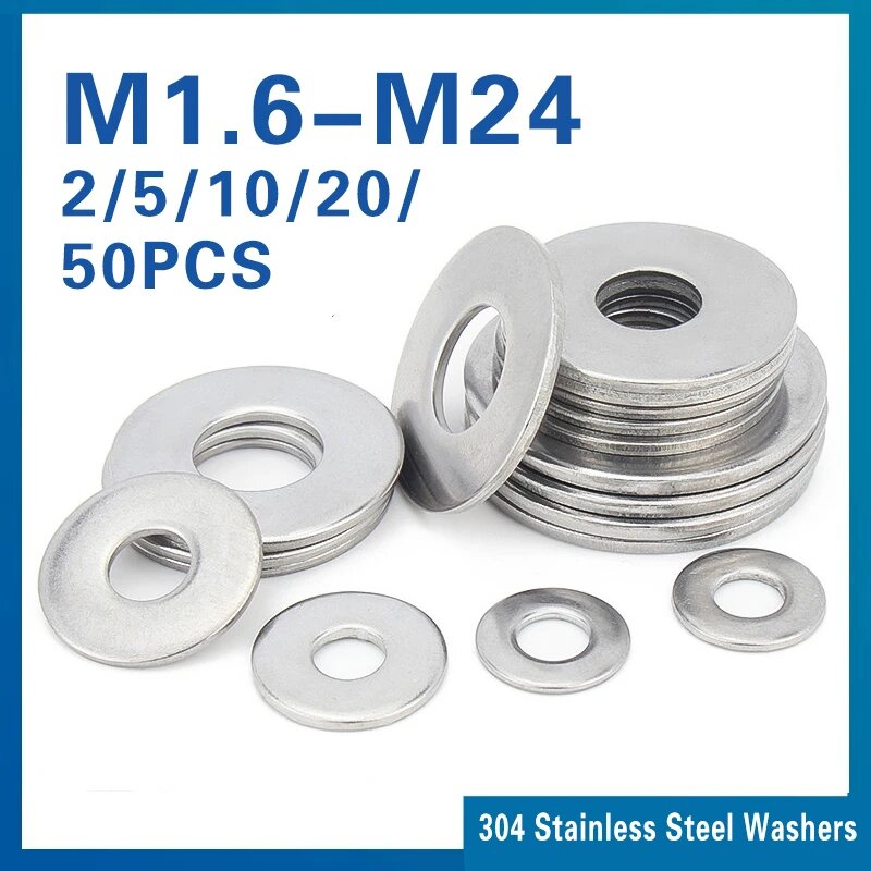 Шайбы из нержавеющей стали M12x24x1.2, 2шт