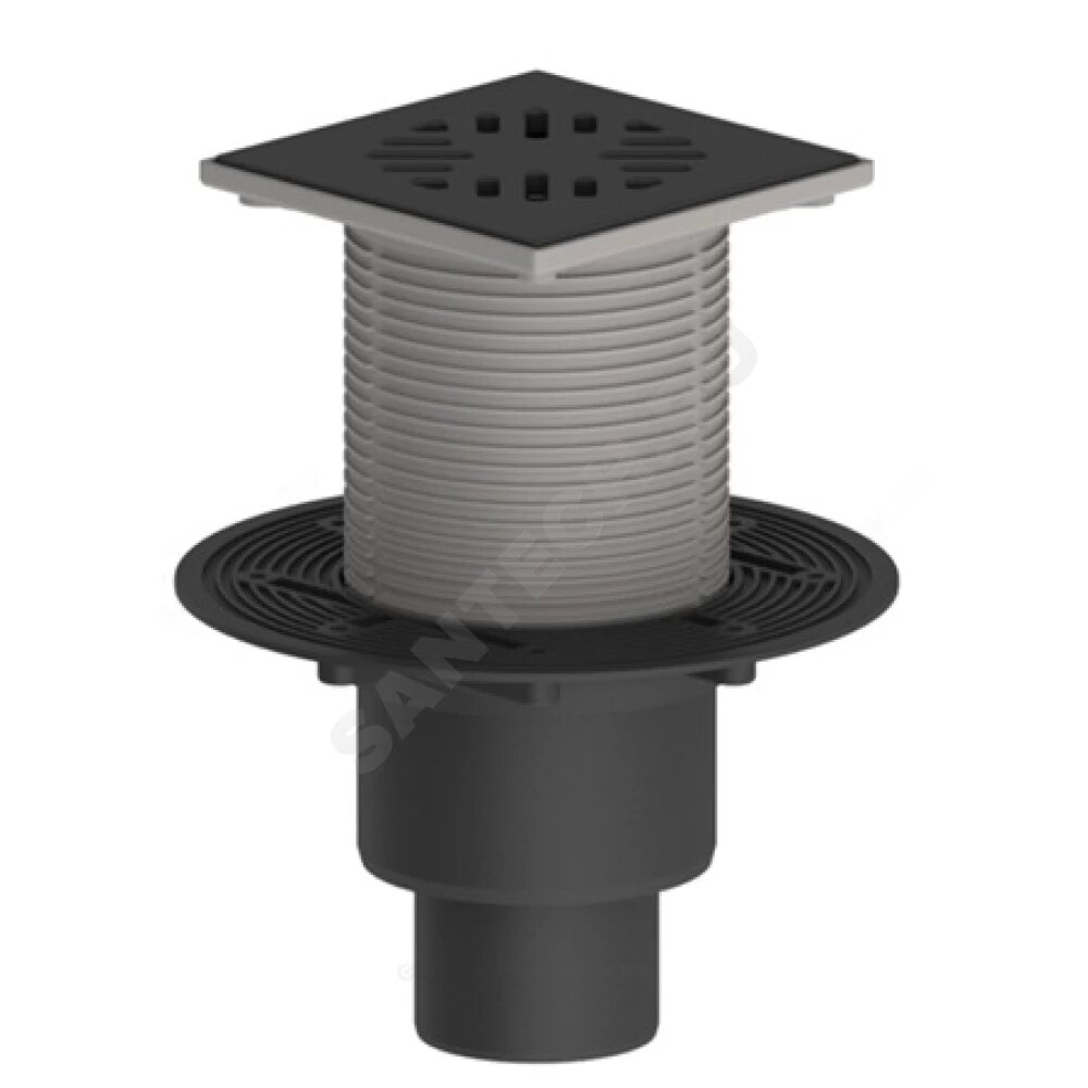 Трап регулируемый с гидрозатвором+поплавковый+механический сухой затвор Дн 50/75/110 ТП-310Р Татполимер 101200457