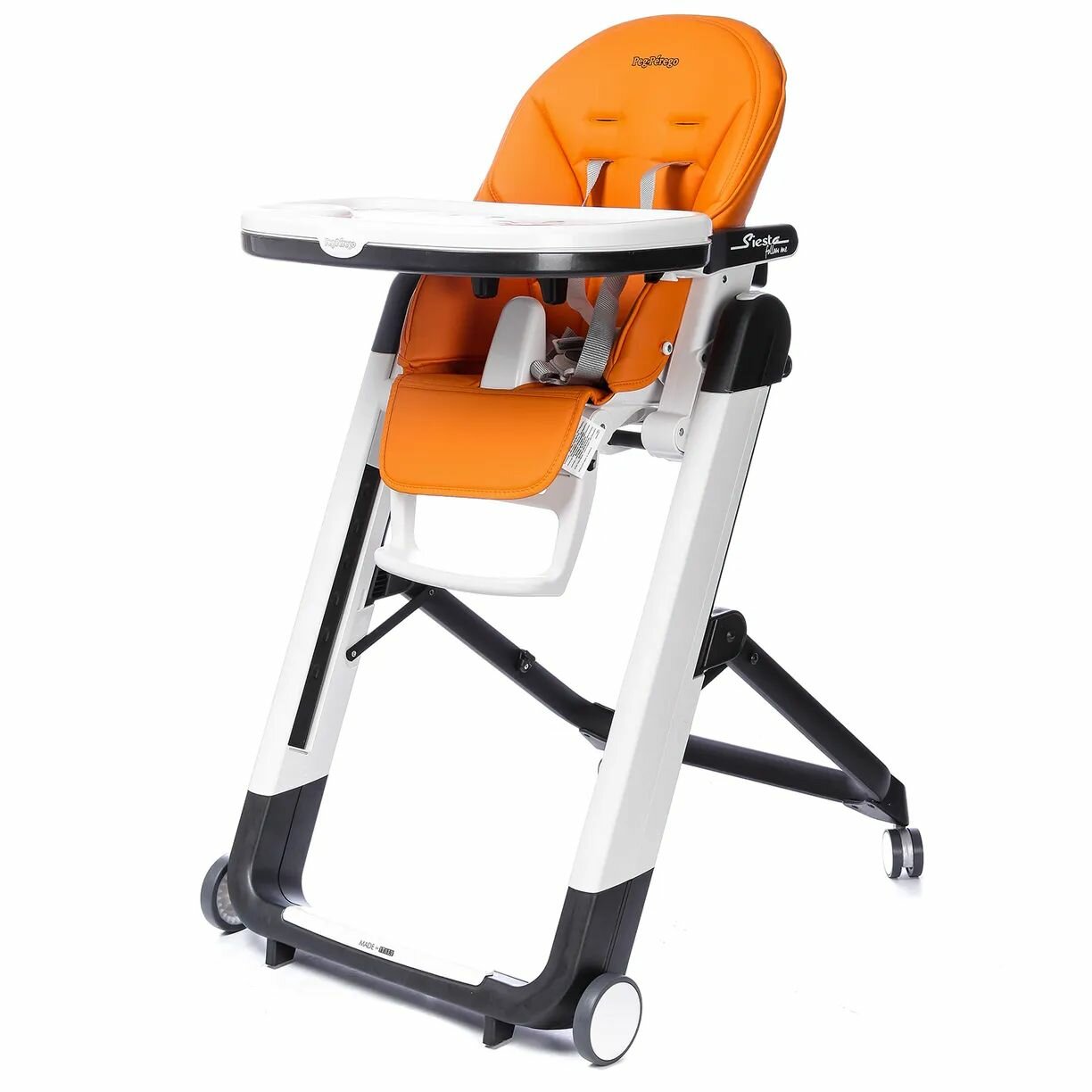 Стульчик для кормления Peg-Perego "Siesta FM", шезлонг, 2 в 1, оранжевый
