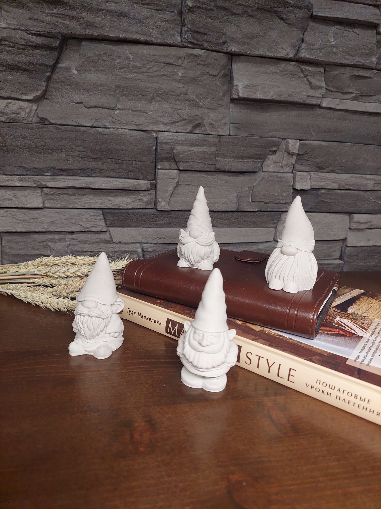 Набор гномиков из гипса для раскрашивания от "Ателье декора"