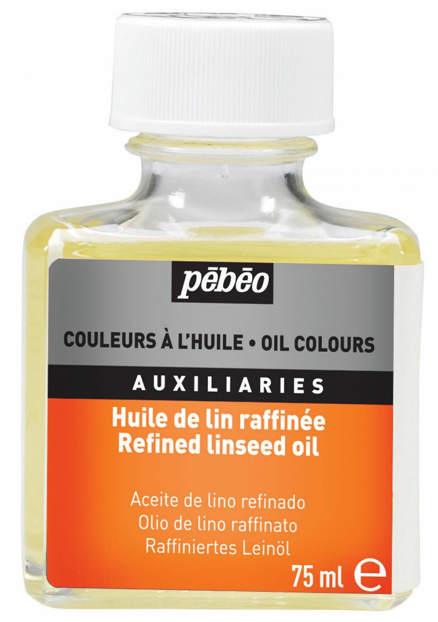 Льняное масло Pebeo 937180, рафинированное, для рисования, 75мл