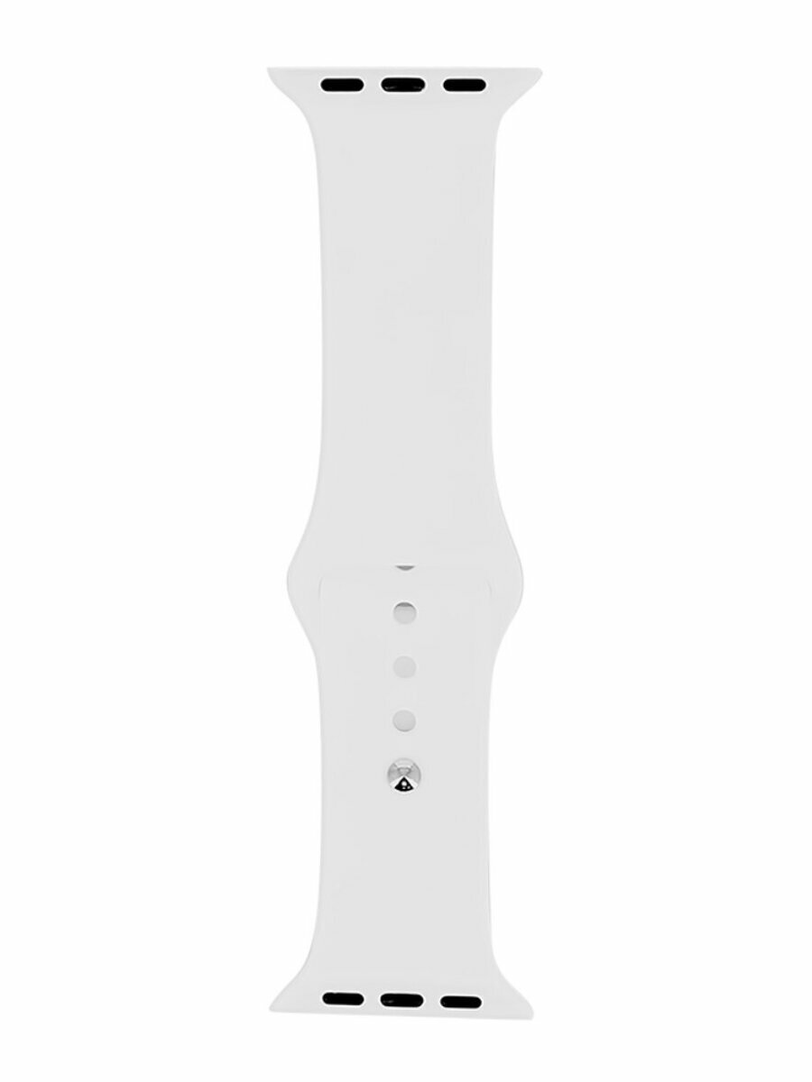 Ремешок для умных часов LADY PINK BASIC из силикона, белый, 1 шт.