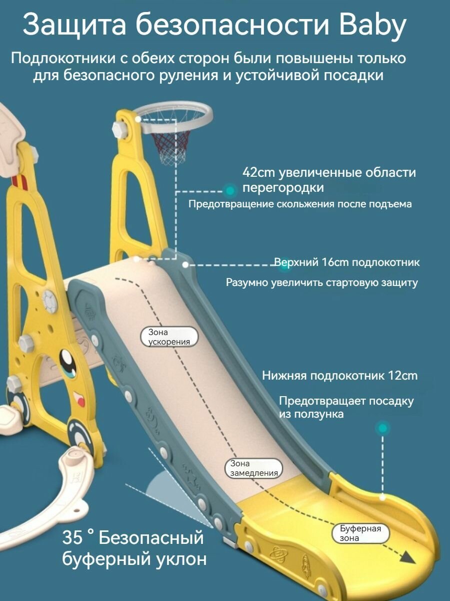 Горка детская для дома — фото 1