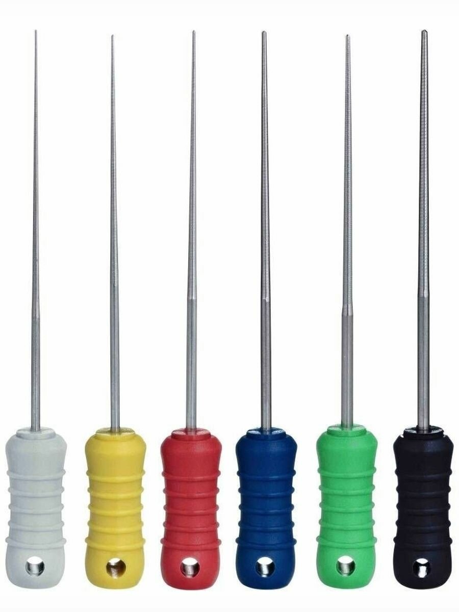 Инструмент стоматологический эндодонтический Eurofile SPREADER 25мм ассорти 15-40 (6шт)