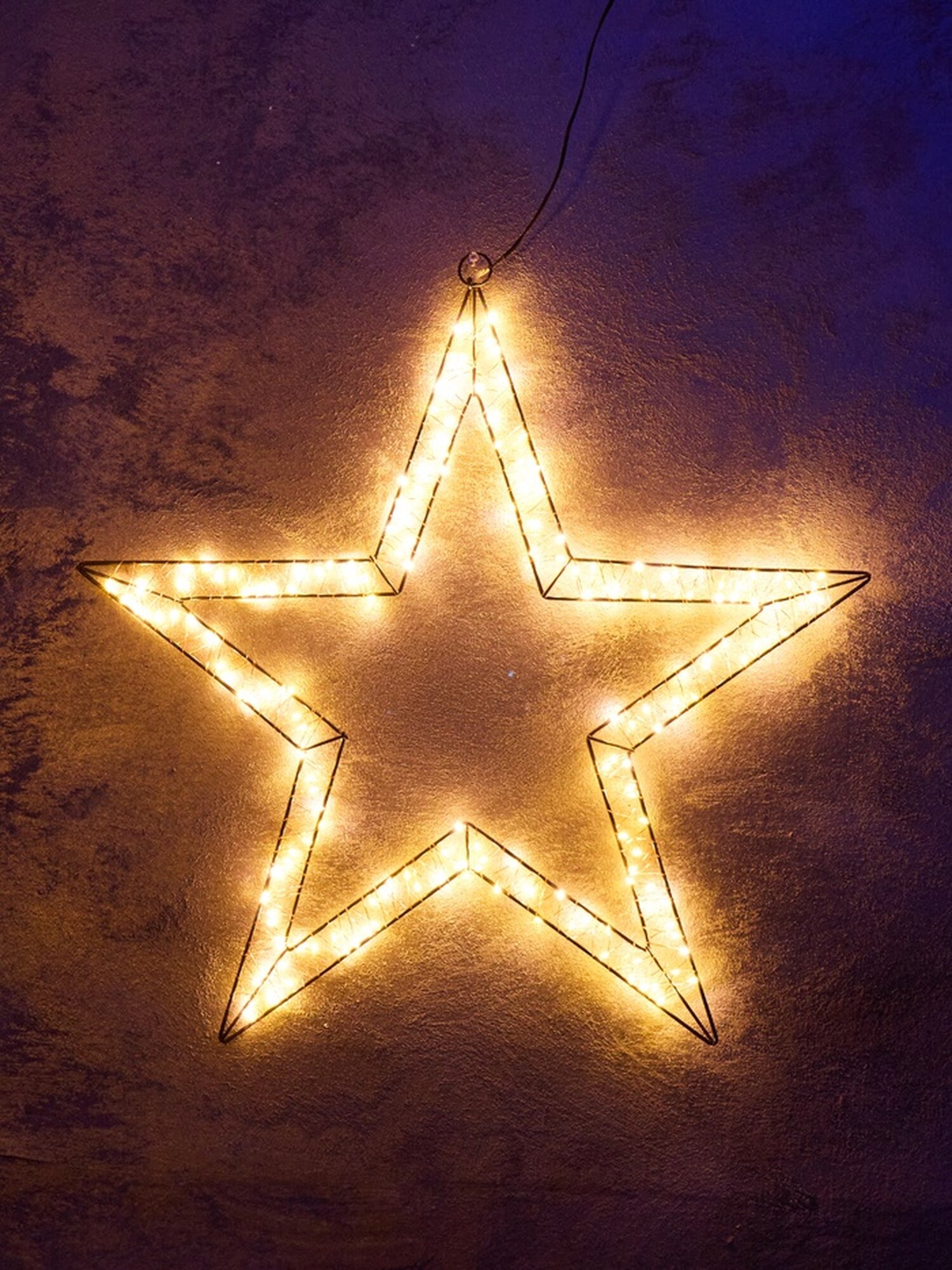 Фигура подвесная световая FROSTY «Звездочка», 57×57х2, 200 LED, 220V, свечение тёплое белое