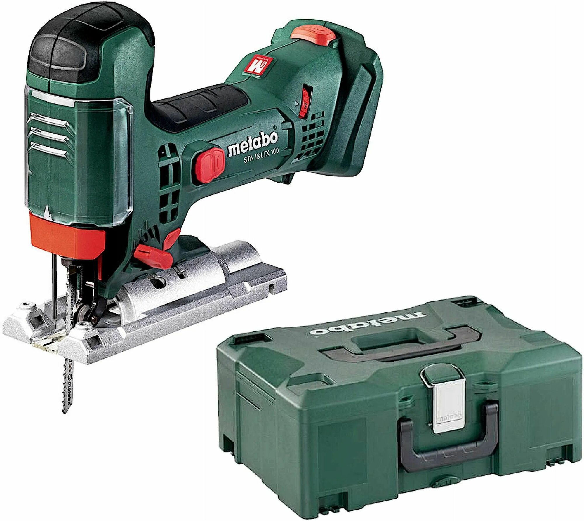 Лобзик аккумуляторный Metabo STA 18 LTX 100 601002840 в кейсе metaBOX без акб и ЗУ