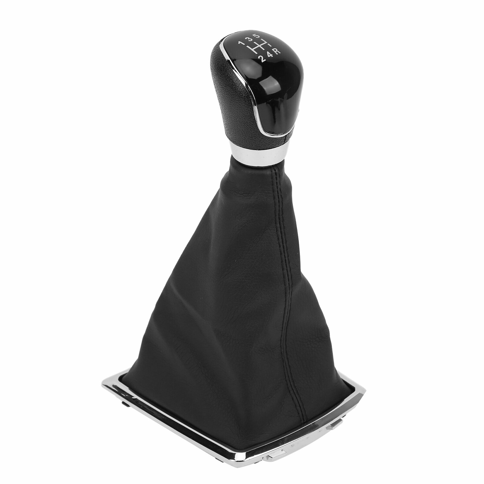 Car Manual Gear Shift Knob Dust Cover Shifter Protection PU Leather Replacement for Ford Focus MK2 2005 20115 Speed