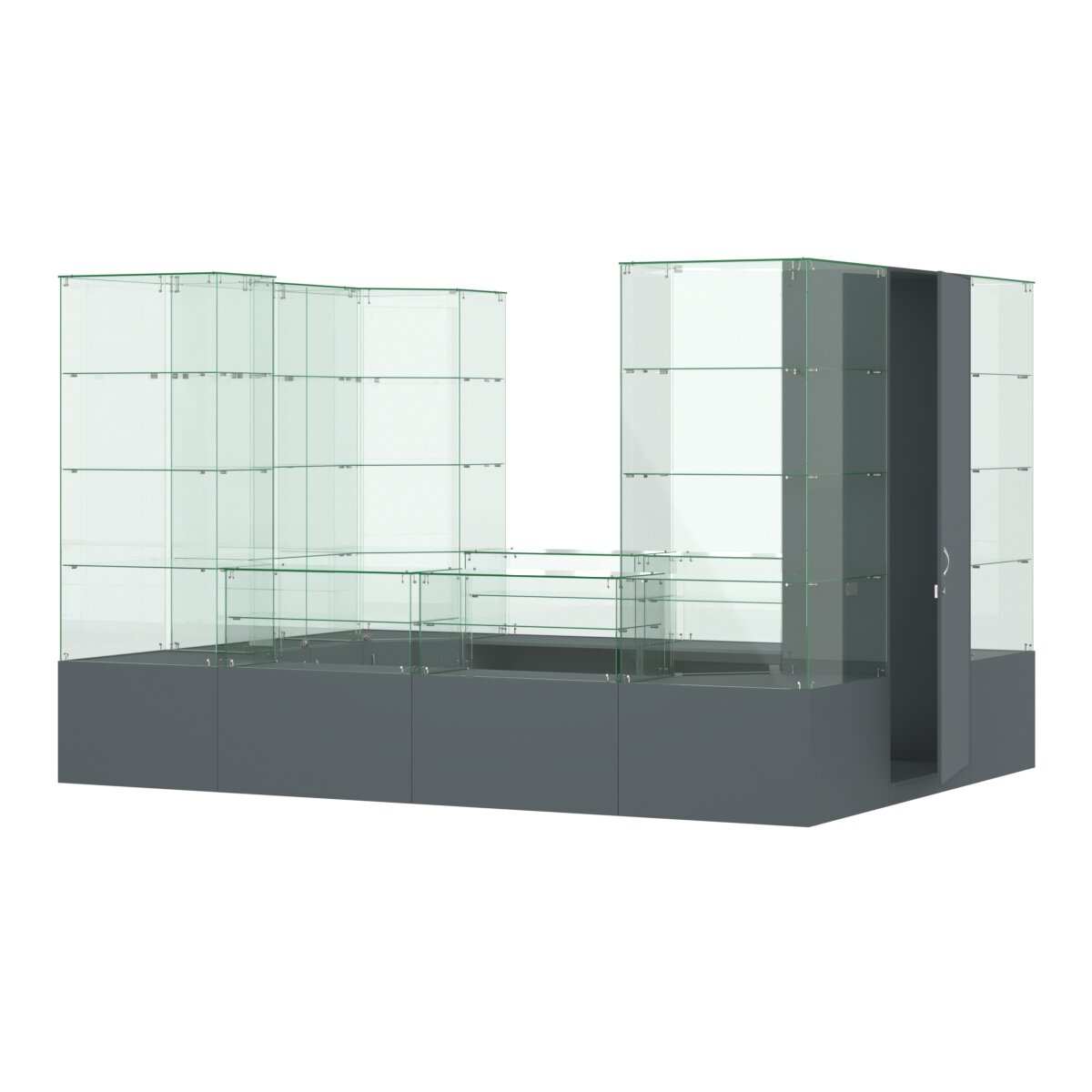 Павильон истра островной №8а (8, 32 кв. м), Темно-Серый. Производитель товара - компания ТОБ.