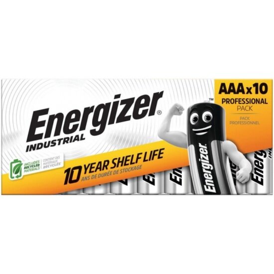 Элемент питания Energizer Industrial AAA бл 10