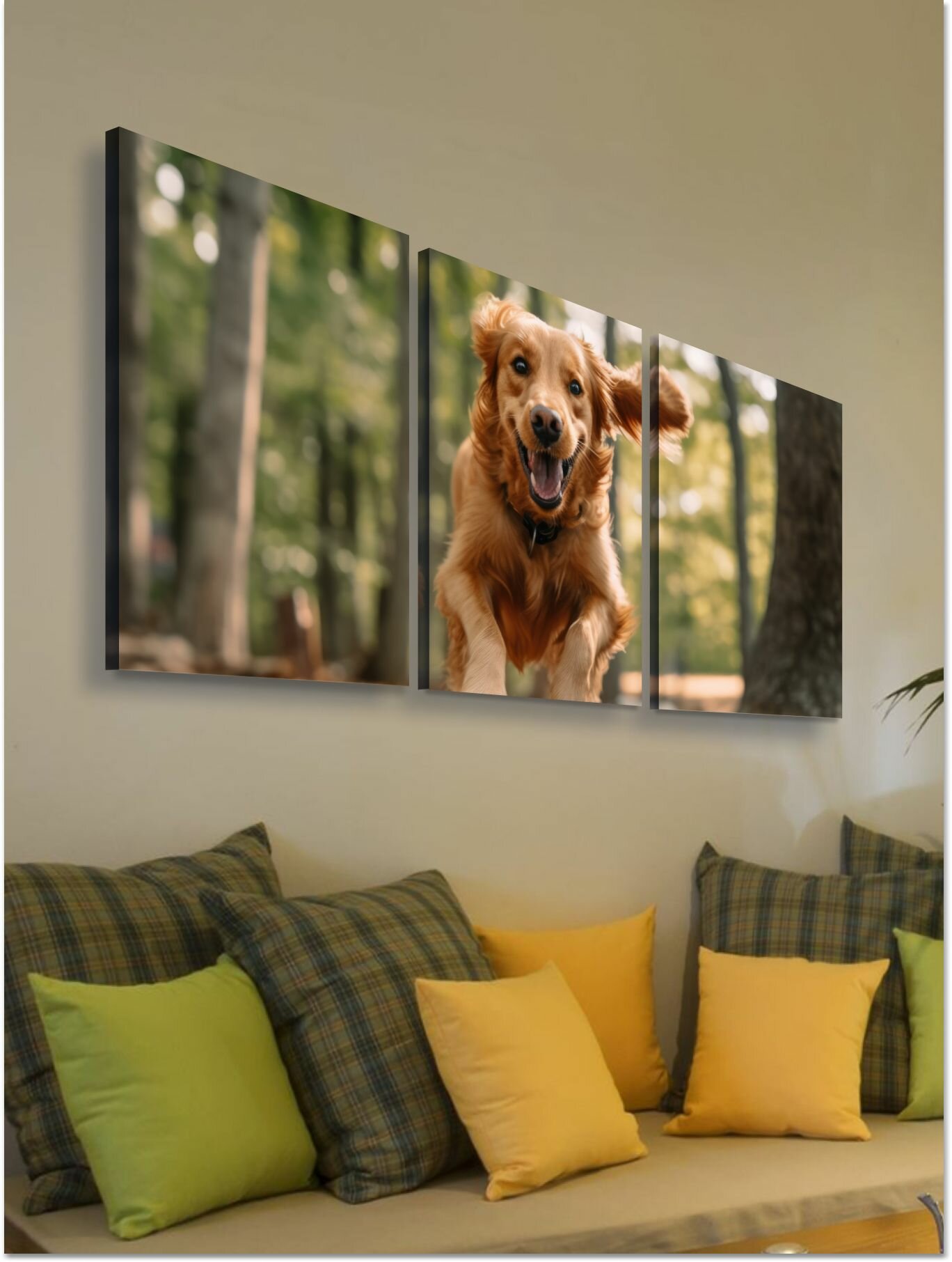 Картина Радость леса модульная 50x70см 3шт.