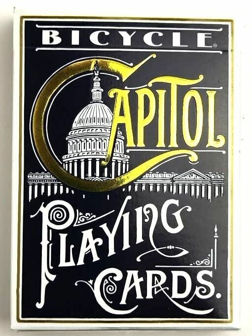 Игральные карты Bicycle CAPITOL (black) — фото 1