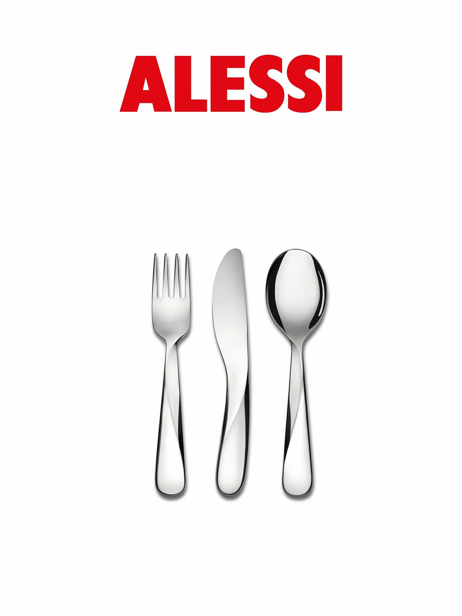 Набор столовых приборов для детей Alessi "Giro Kids collection" UNS06S3, 3шт