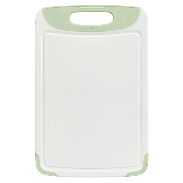 Доска разделочная «Солид», полипропилен, 290✕190✕7 мм, белый, фисташк. (Phibo)