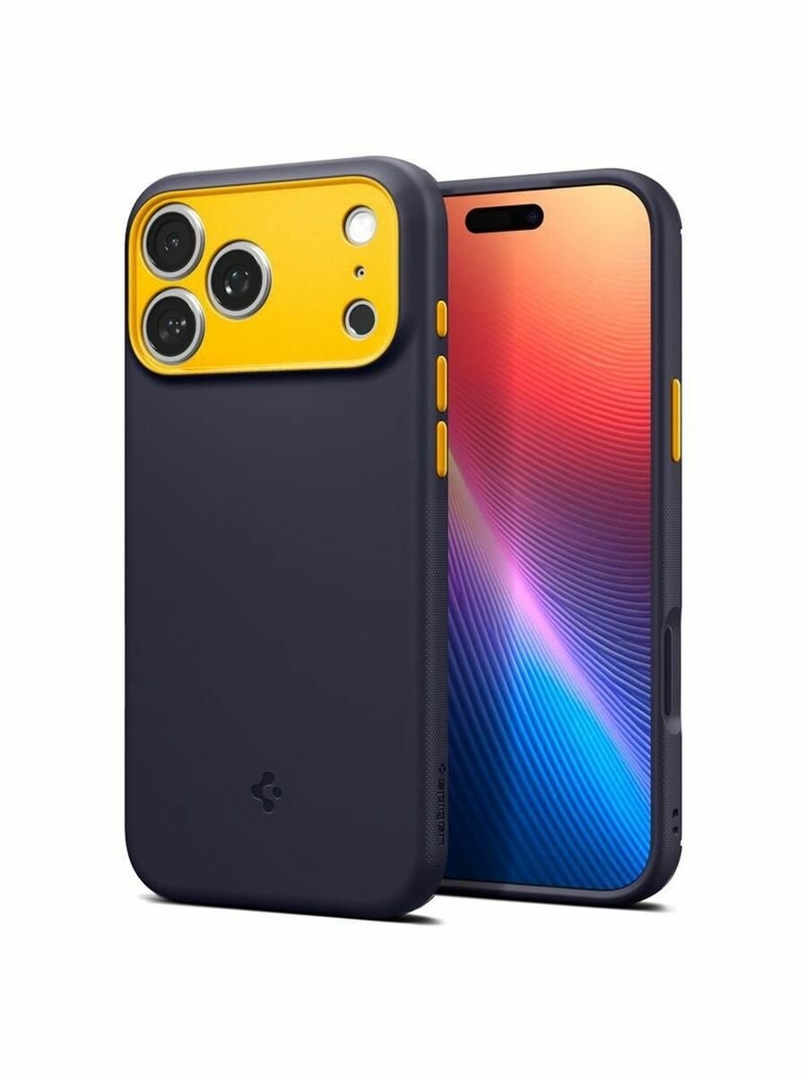Чехол Spigen на iPhone 17 Pro Max / Айфон 17 Про Макс, Nano Pop Magsafe (ACS10260), магнитный, бортики для защиты камеры и дисплея