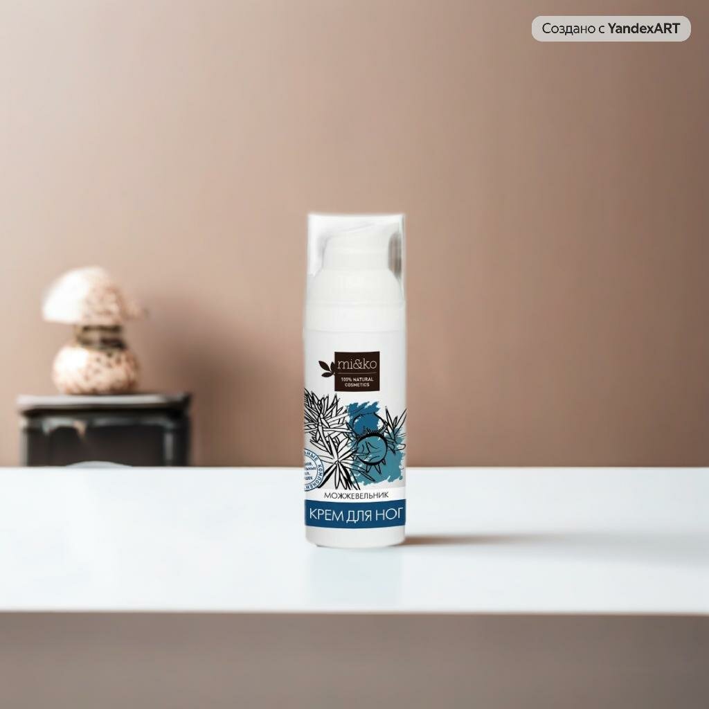 Крем для ног "Можжевельник" от отечности, усталости, болей mi&ko, 50мл
