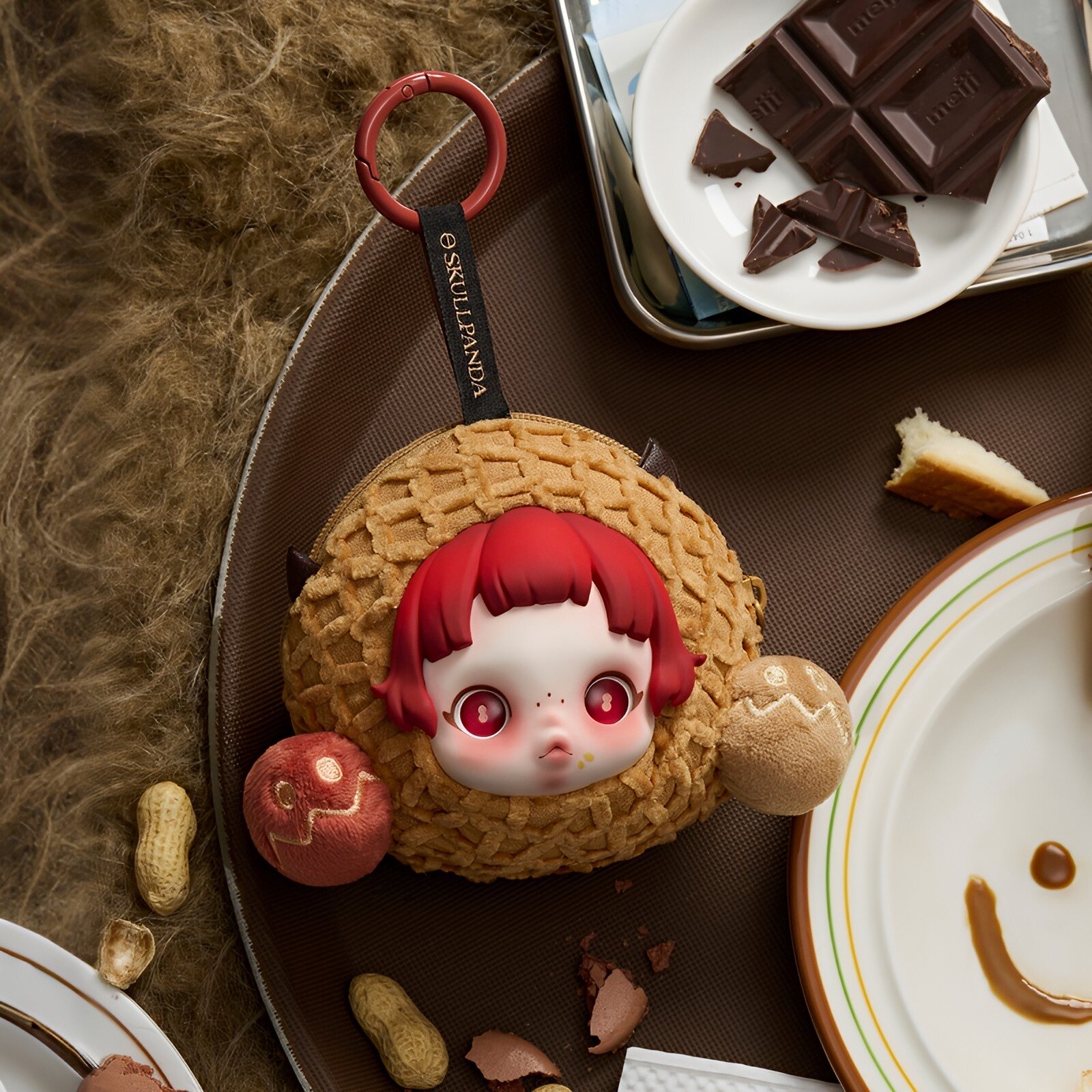 Игрушка-сюрприз SKULLPANDA You Found Me！Series Earphone Bag, Original Pop Mart оригинал скуллпанда