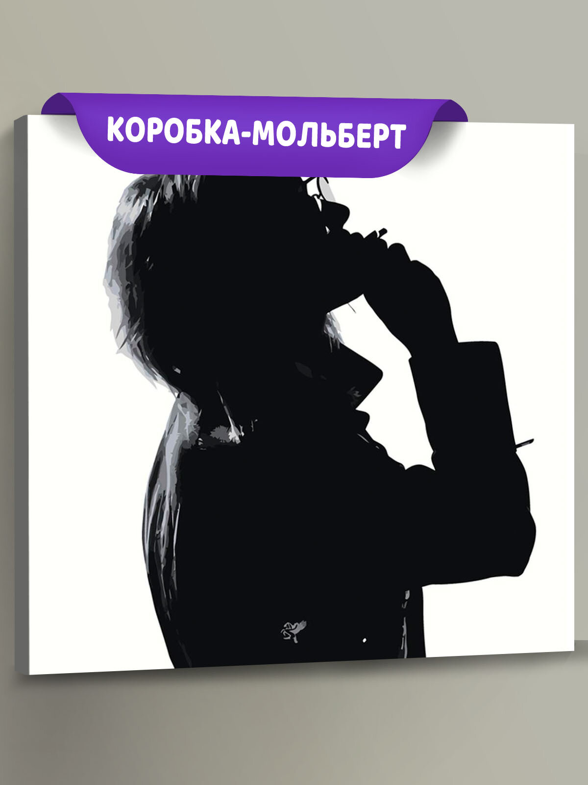 Картина по номерам на холсте с подрамником "Рэпер Фараон Pharaoh: альбом PHREQUENCY" Раскраска 40x40 см, Музыканты