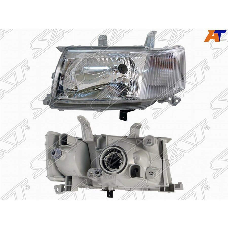 SAT ST21211N8L Фара Toyota Probox 02-14 (Слева/ Ручная регулировка)