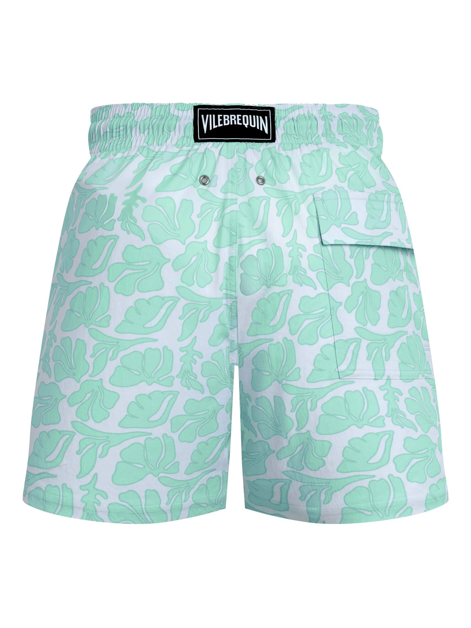Шорты для плавания Vilebrequin Seashell-print swim shorts, размер 8 лет, бежевый/белый — фото 1