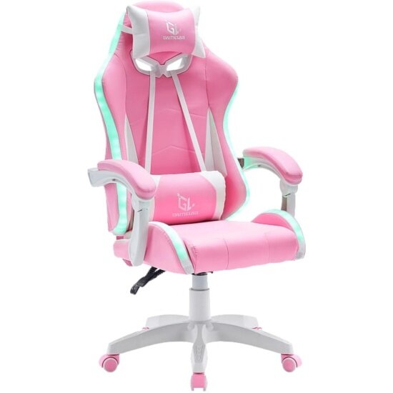 Кресло геймерское Gamelab TETRA RGB, Pink
