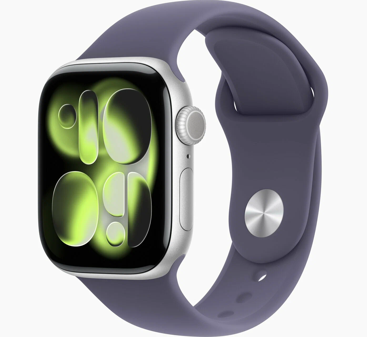 Умные часы Apple Watch Series 11 GPS 42 мм Silver Aluminium Case with Sport Band M/L, purple fog