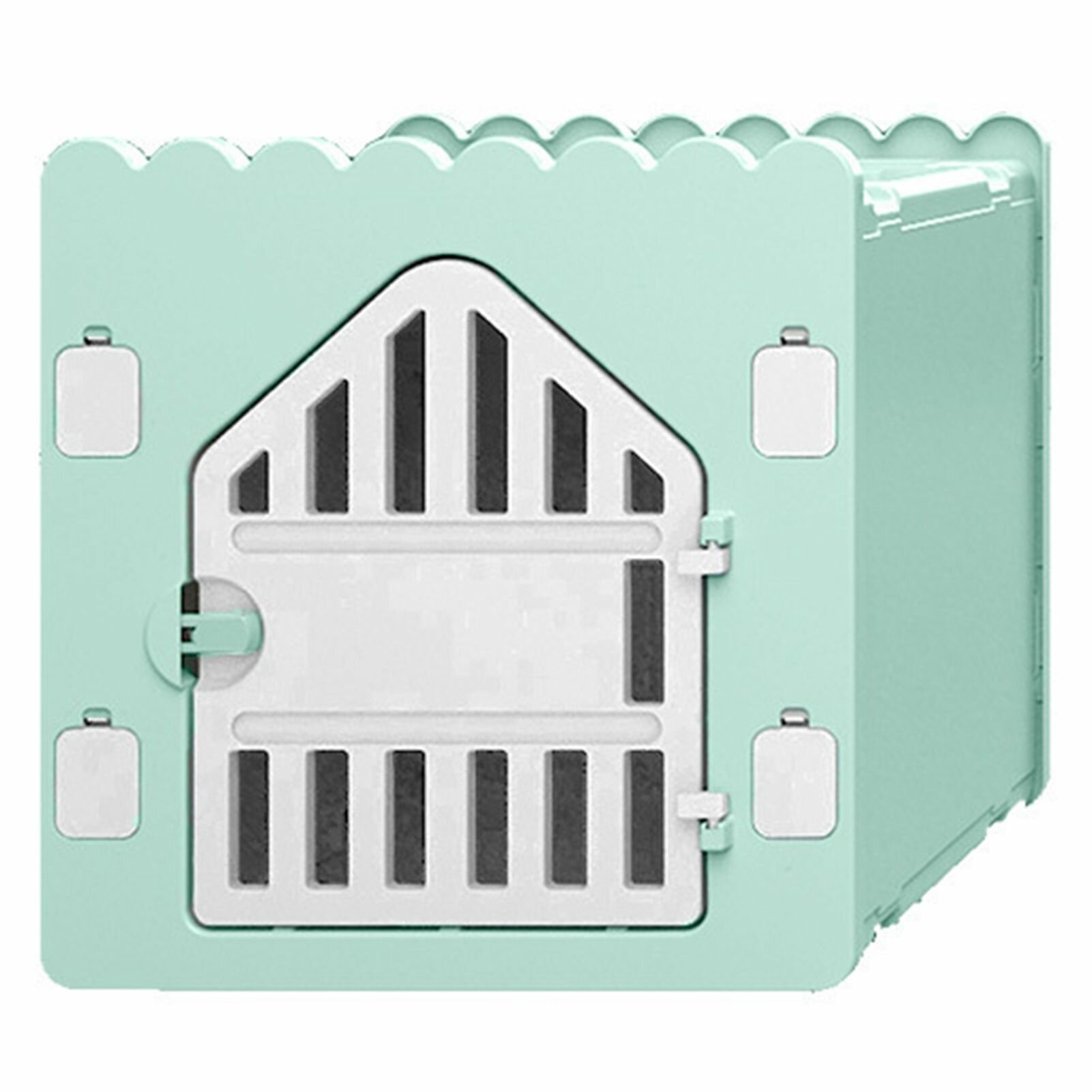 Пластиковый домик для животных Ventilate Pet House, складной, легкий монтаж, подходит для 4 сезонов, зеленый, изготовленный из водонепроницаемого пластика ABS