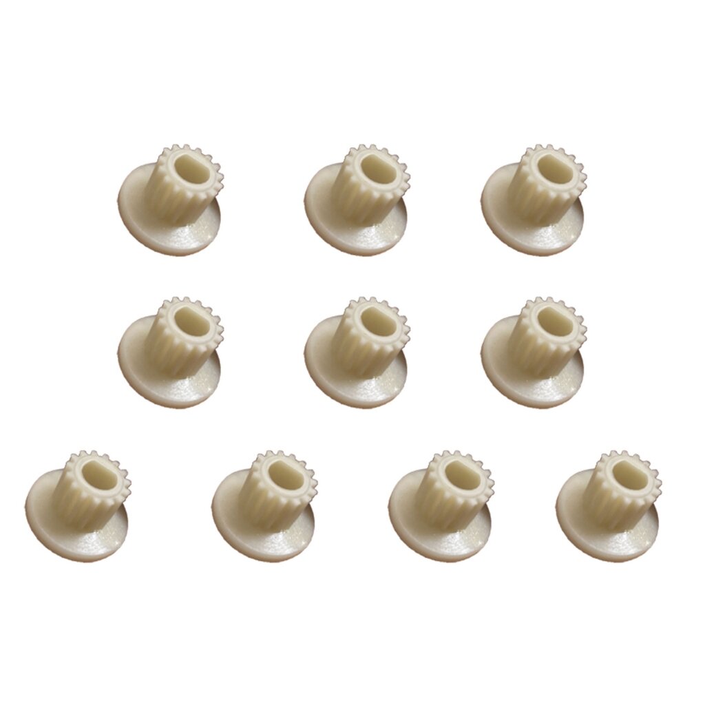 10ШТ Комплект Трансмиссии Двигателя Хлебопечки 15 Зубьев Редукторный Двигатель Хлебопечки Приводной Зубчатый Ремень Приводной Шкив Пластиковый Материал