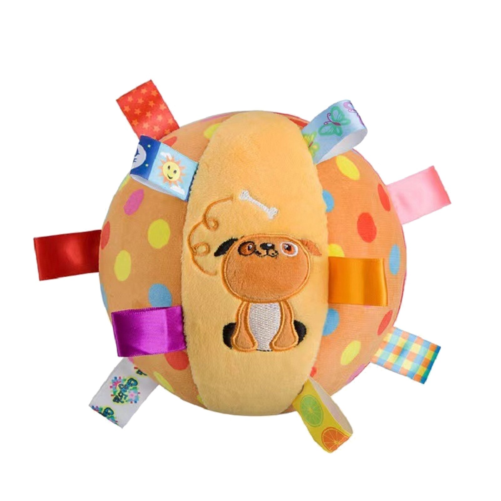 Dog Ball Toy Interactive Durable Improved Health Sound Inside Chew for Home Outdoor Style
