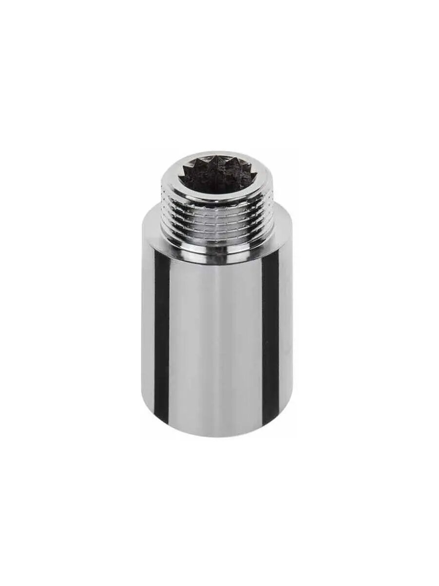 Удлинитель латунный внутренняя-наружная 1/2"х25 мм усиленный AV ENGINEERING хром (AVE301017)