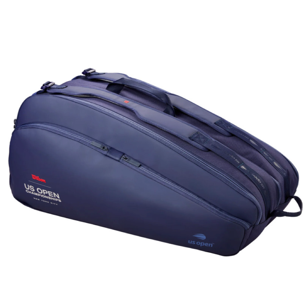 Теннисная сумка Wilson US OPEN 2025 TOUR Navy (12 ракеток) арт. WR8045901001