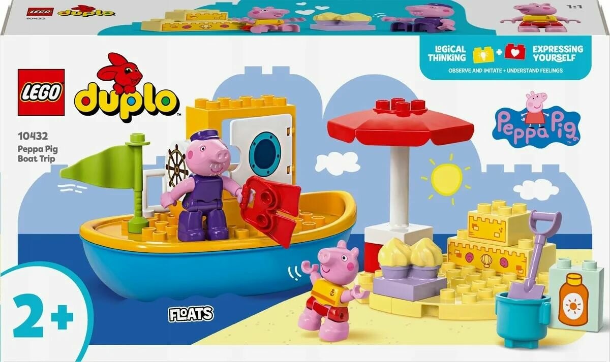 Конструктор LEGO Duplo 10432 Свинка Пеппа: прогулка на лодке