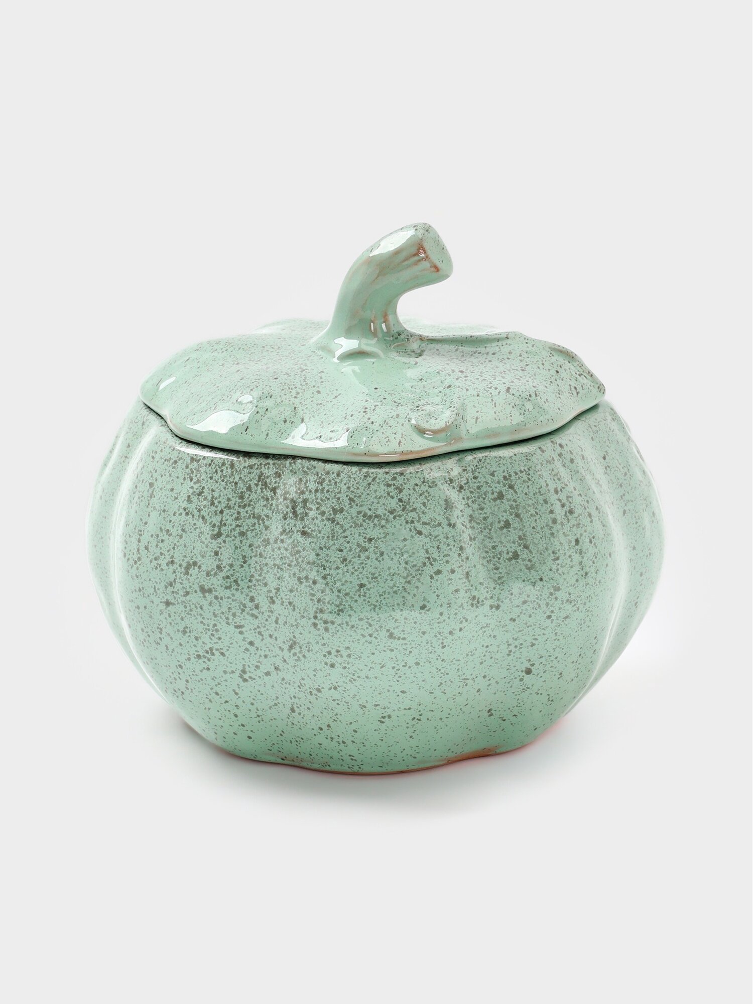 Горшок для запекания Борисовская керамика «Гармония», 600 мл, зелёный