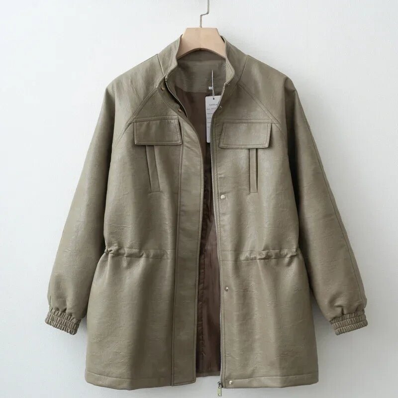 Куртка кожаная