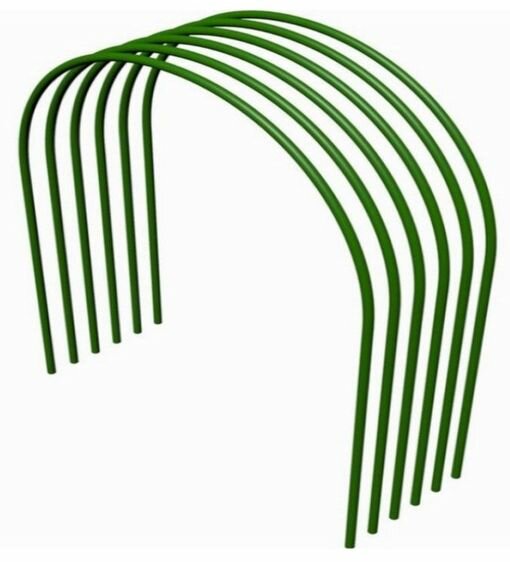 Дуги парниковые 4м d 10мм металл в ПВХ 6шт