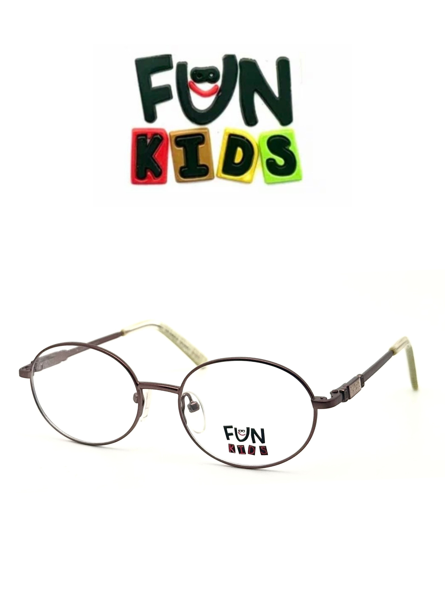 Оправа для очков FUN KIDS FH-07 детская, овальная, металлическая