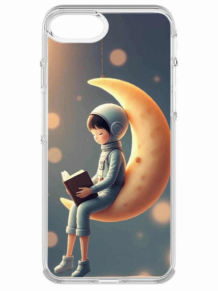 Чехол-накладка Krutoff Clear Case Ловец снов для iPhone 6, с рисунком, силикон
