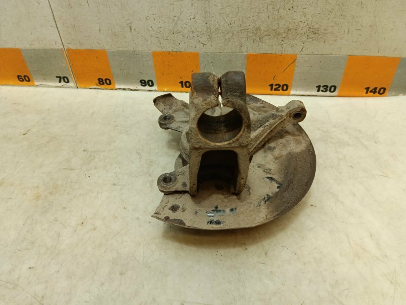 Б/У В сборе со ступицей, ступица Кулак поворотный Renault Megane 2008 2 Перед. Лев. 453129 RENAULT арт. 8200297026, 402022048R