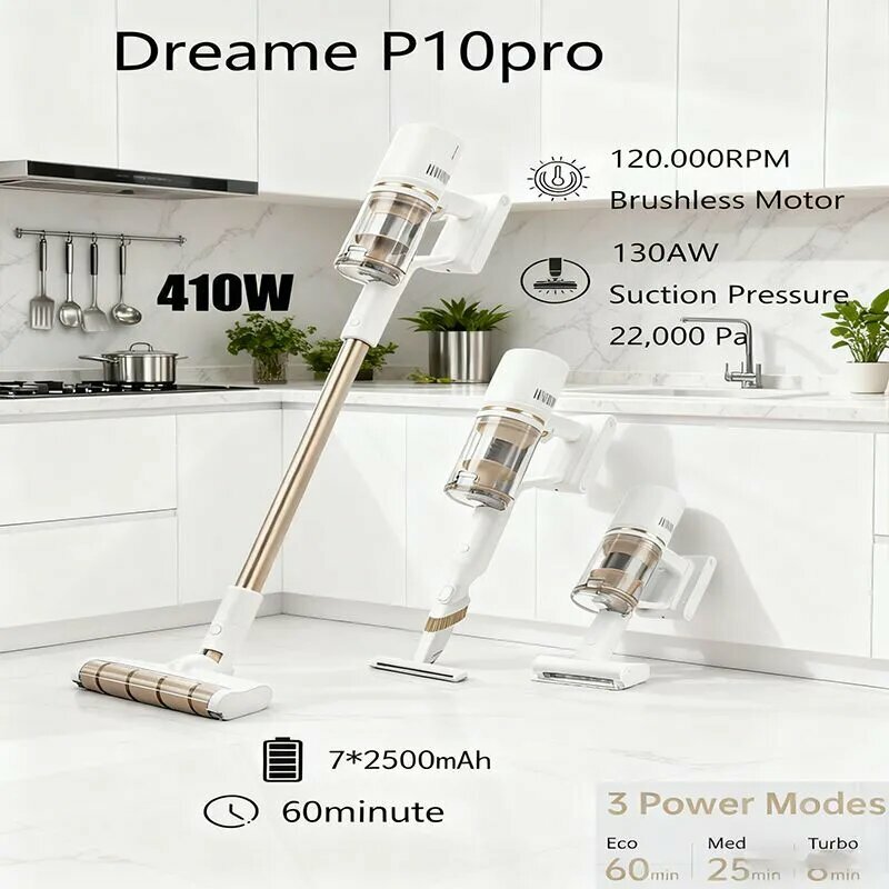 Пылесос вертикальный беспроводной DREAME P10 pro