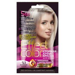 9.1 Крем-краска для волос Пепельный блондин 50 мл (7810)