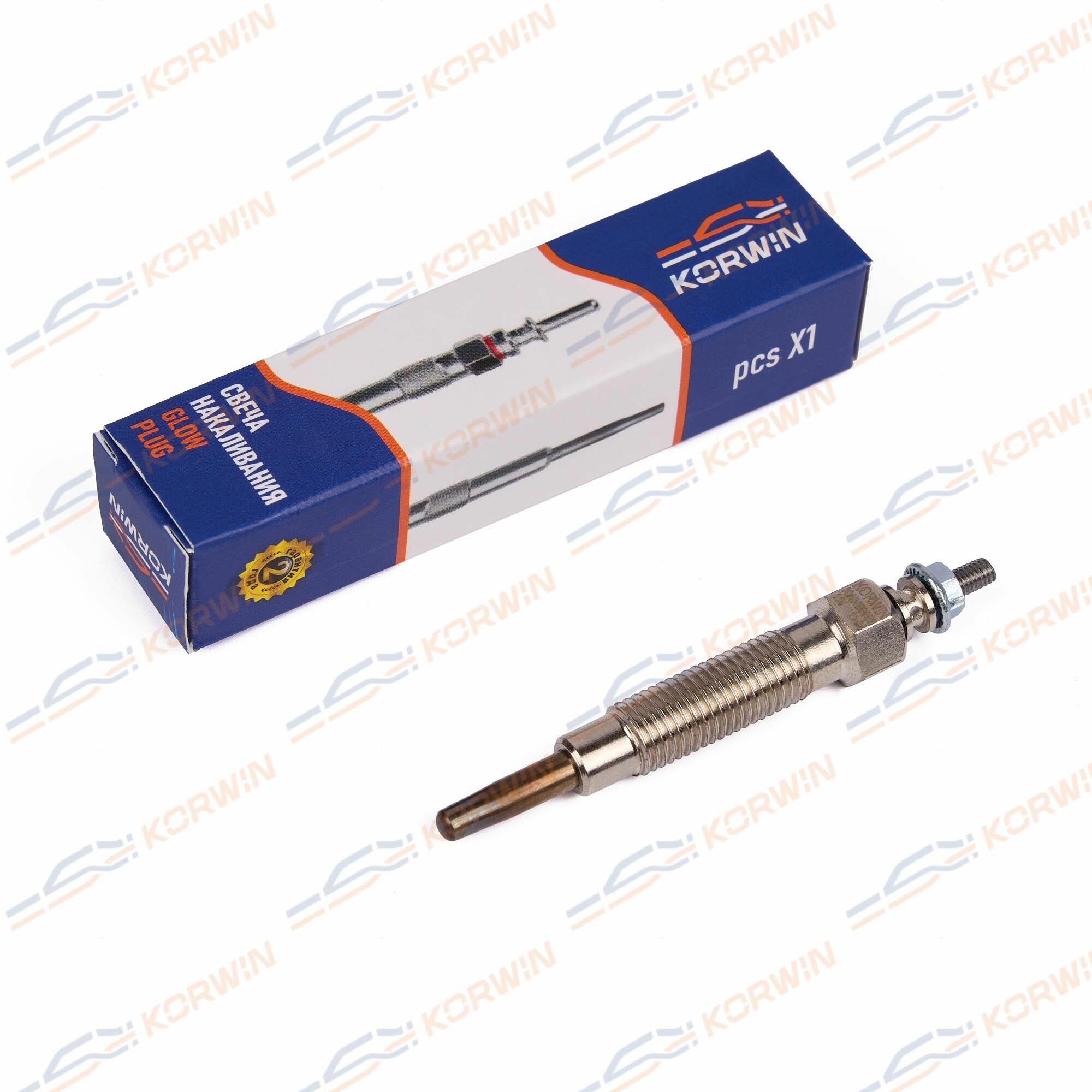 Свеча накаливания Mitsubishi L200 (96-) 2.5D пр. Турция