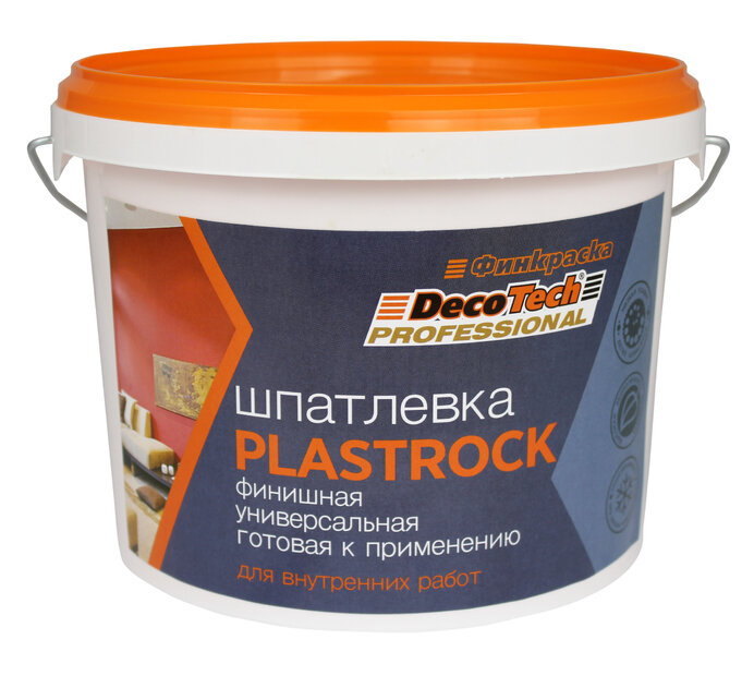Шпатлевка Decotech PROFESSIONAL PLASTROCK финишная 16кг