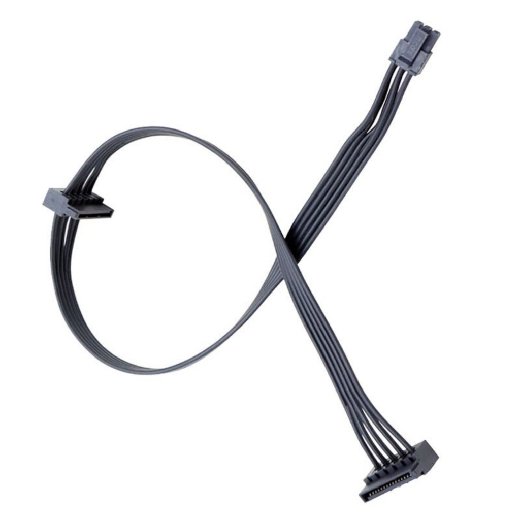 Кабель питания жесткого диска Mini 4pin к sata большой 4P к последовательному SSD-накопителю-маленький 6PIN