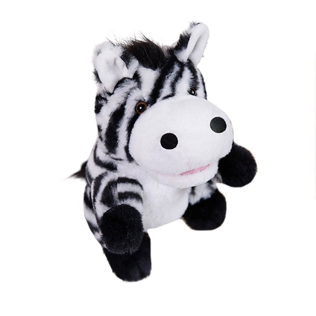 Мультяшное Животное Ручная Кукла Прекрасная Мягкая Игрушка Подвижный Рот Рассказывающий Истории Подарок